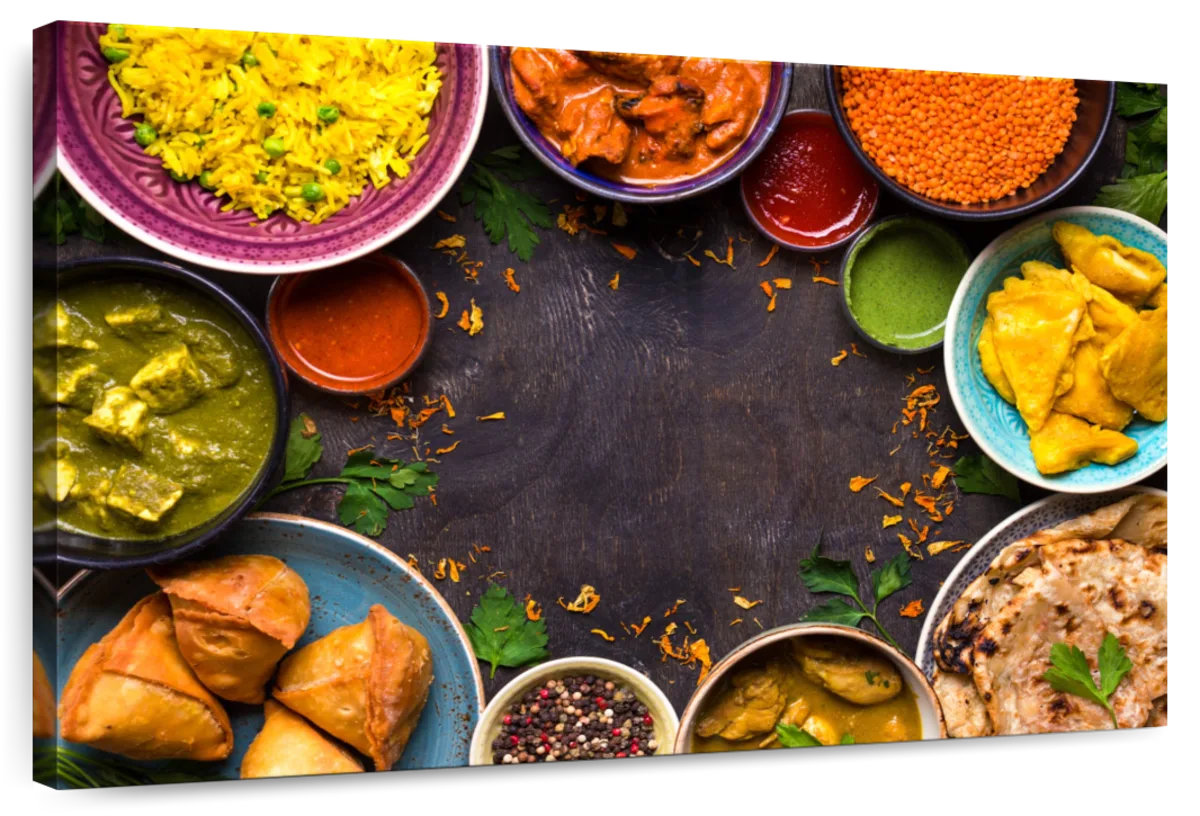 Ebern Designs Assorted Indian Food | Wayfair