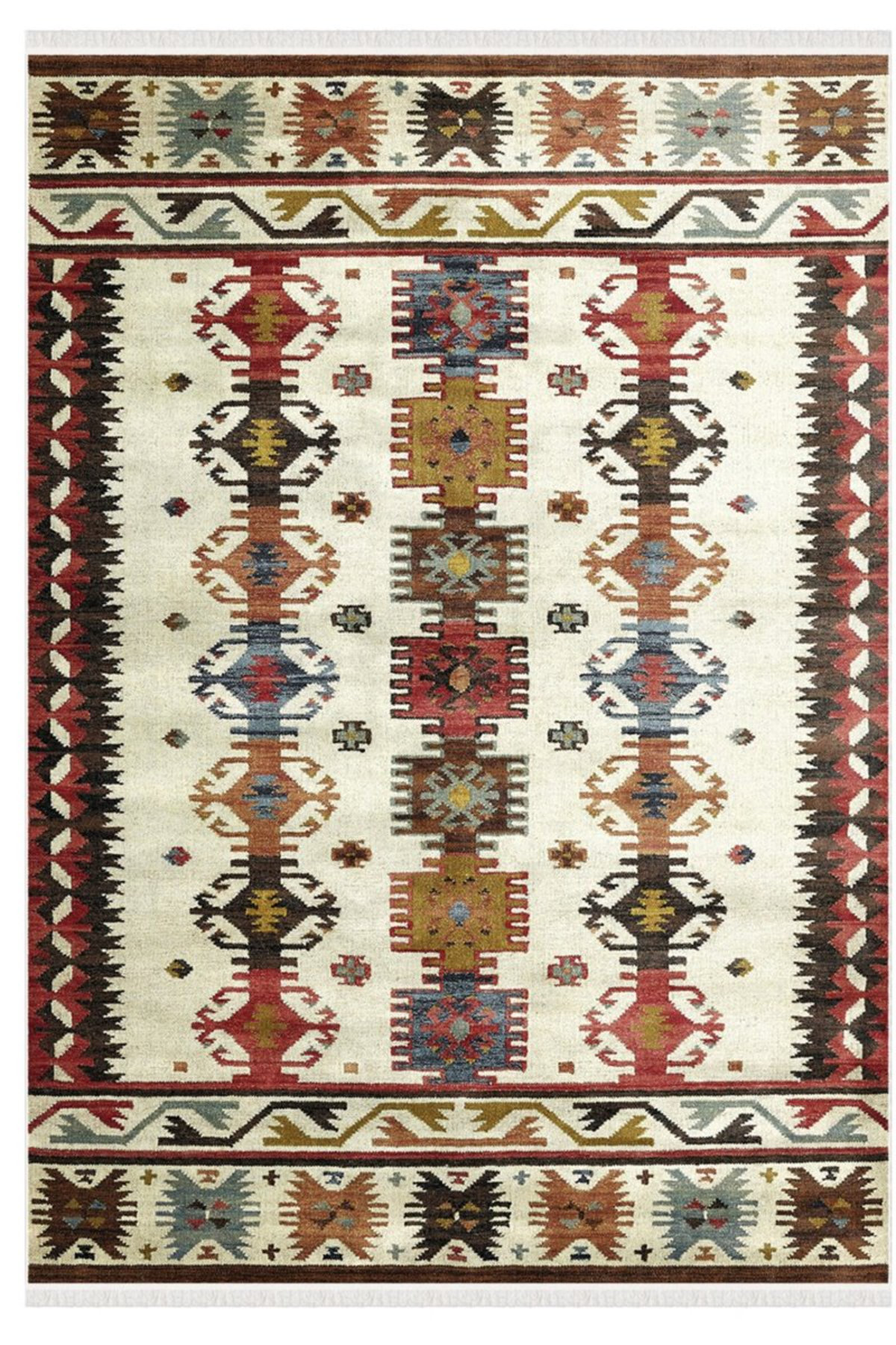 Rugpera Furtado Brown And Beige Color Southwestern Design Carpet ...