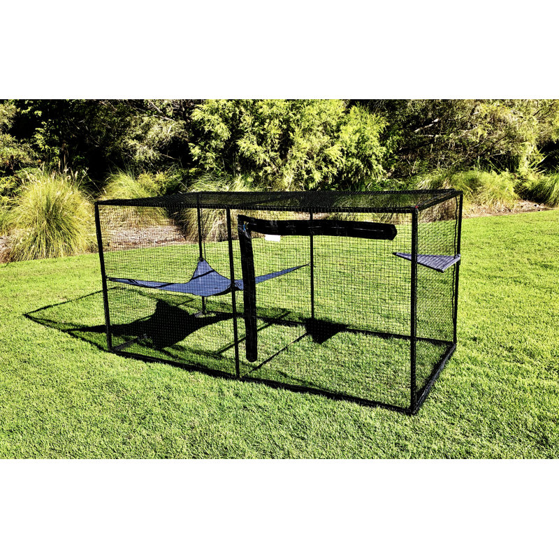 Tucker Murphy Pet™ Tobiah Cabana Portable Outdoor Cat Cage with Door ...