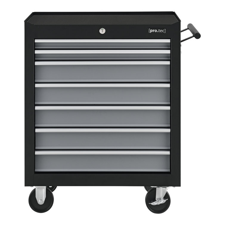 WFX Utility 33cm W 7-Drawer Stainless Steel Bottom Rollaway Chest ...
