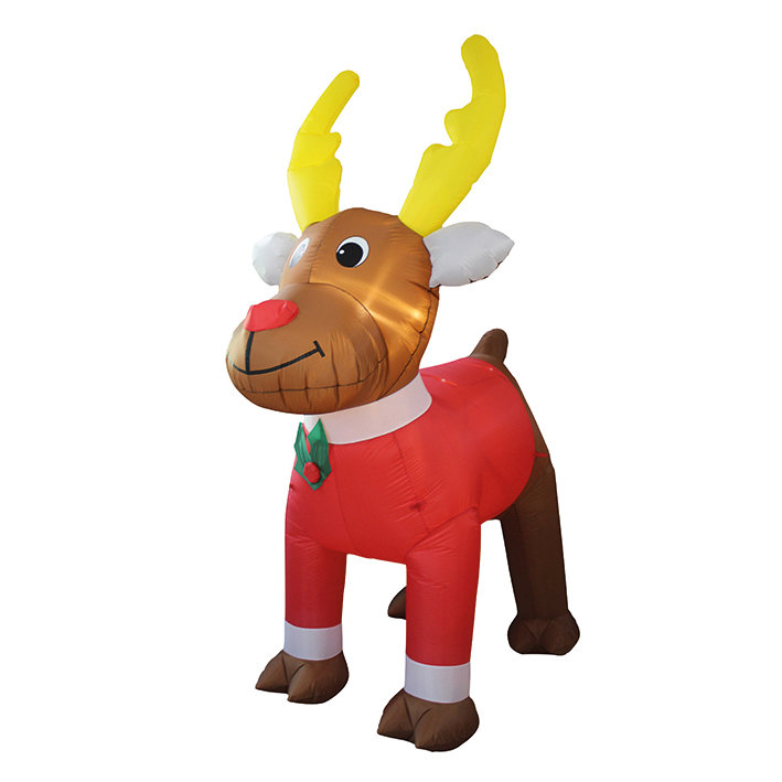 The Seasonal Aisle 3m Inflatable Reindeer | Wayfair.co.uk