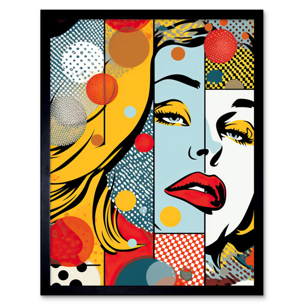 George Oliver Addalee Abstract Geometric Patterns Bubbles With Woman ...