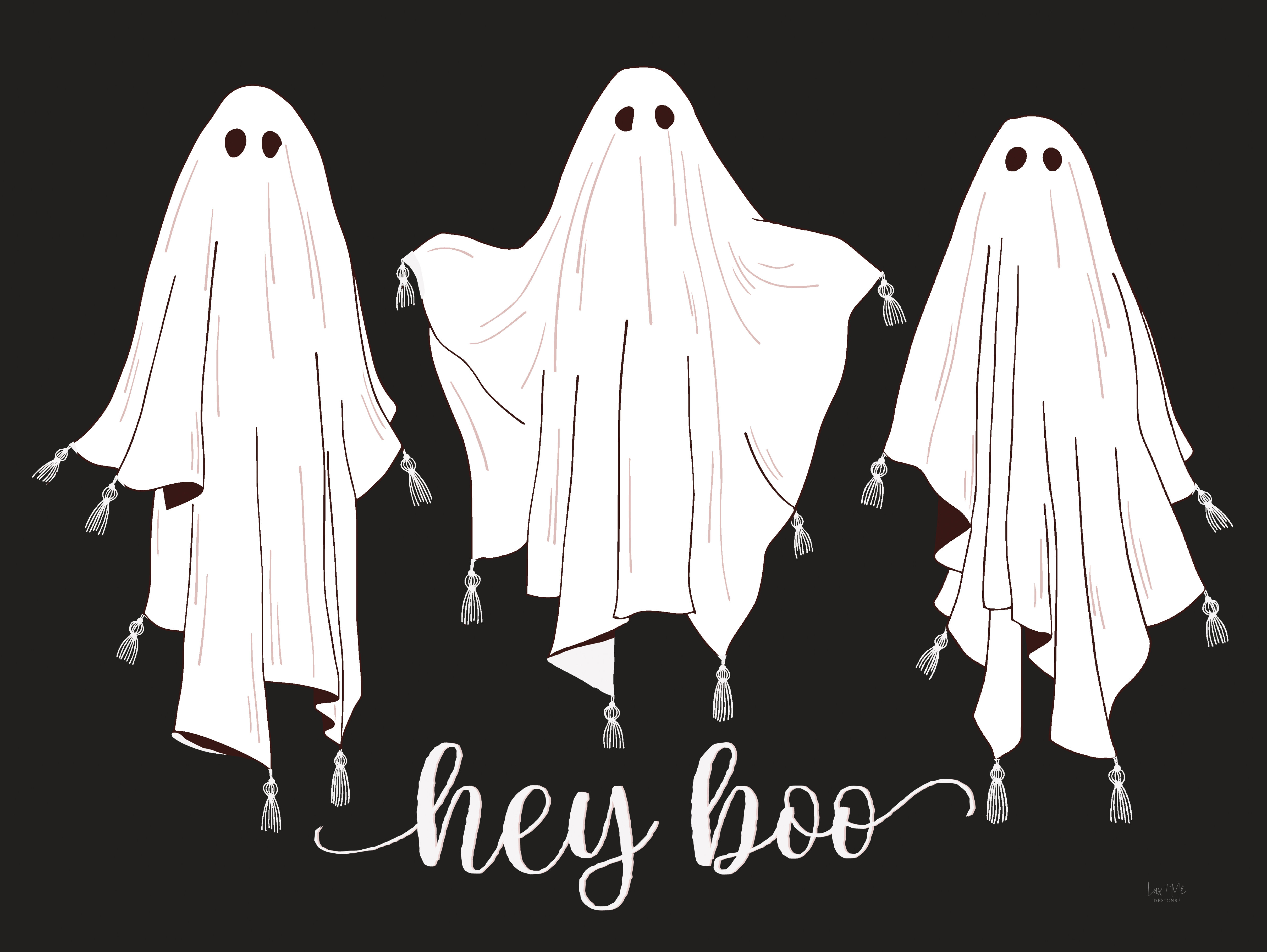 The Holiday Aisle® Hey Boo On Canvas Print | Wayfair