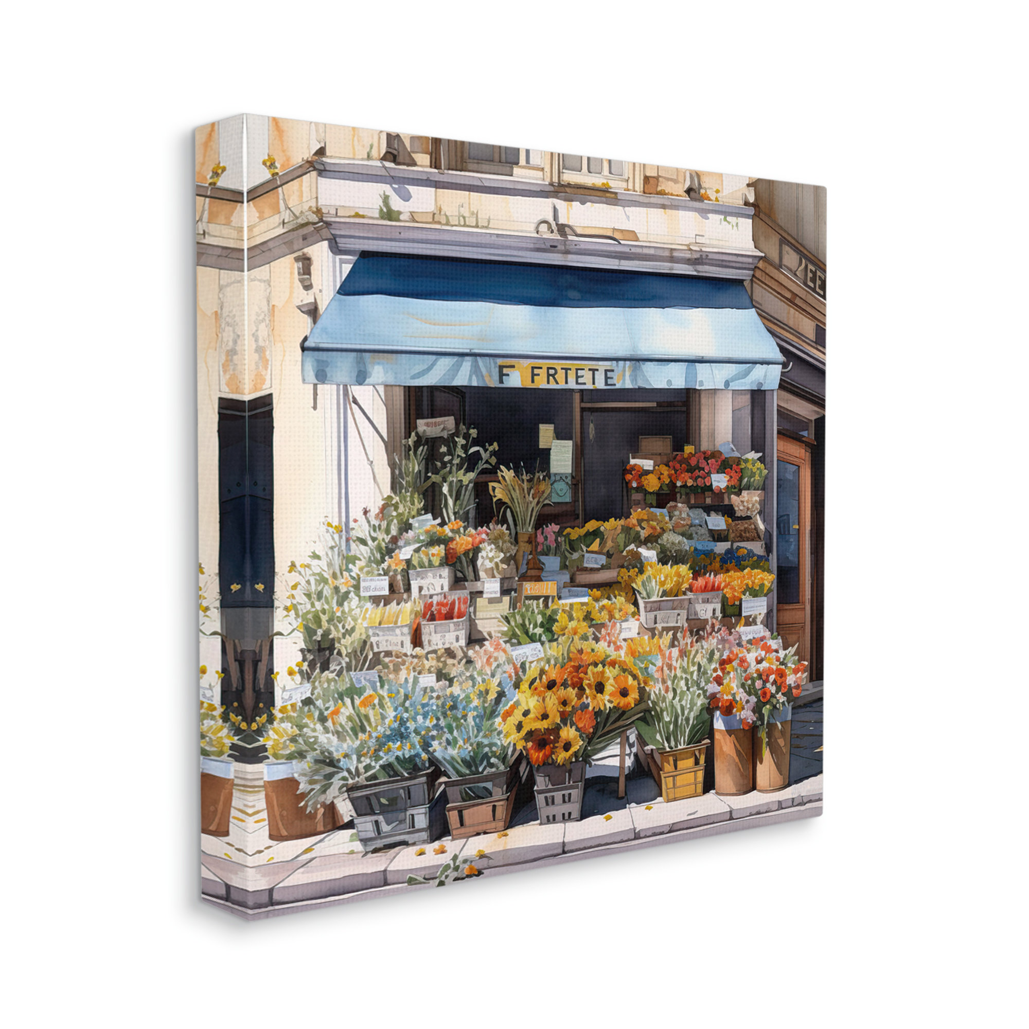 Winston Porter Urban Flower Shop Canvas Wall Art Design By LSR Design ...