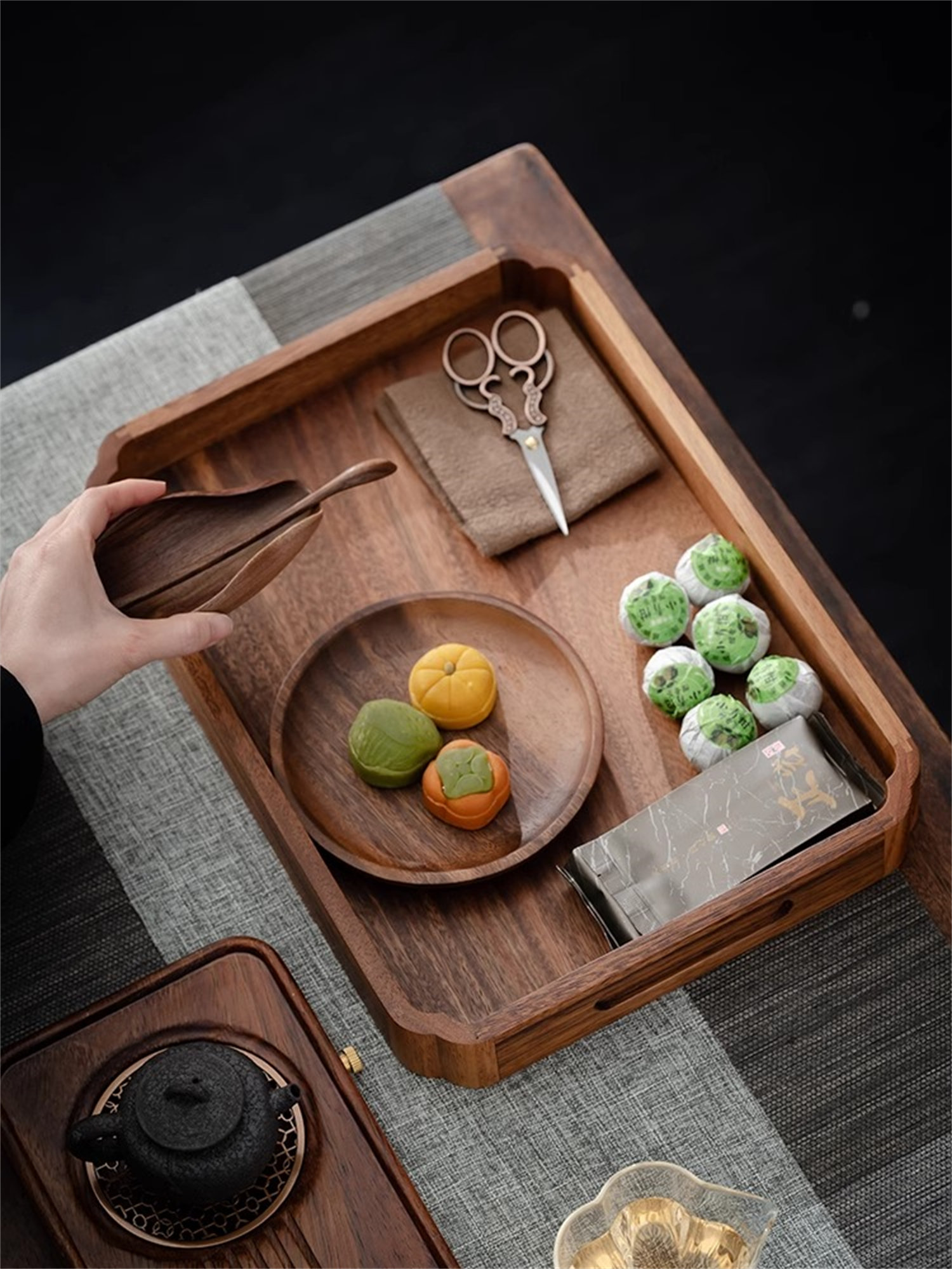 Loon Peak® Kaream Wood Tray | Wayfair