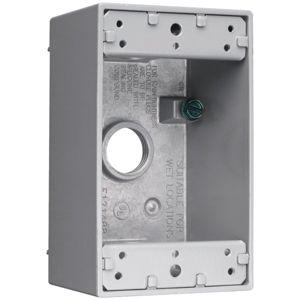 Legrand Weatherproof Single Gang Box, Grey - Wayfair Canada