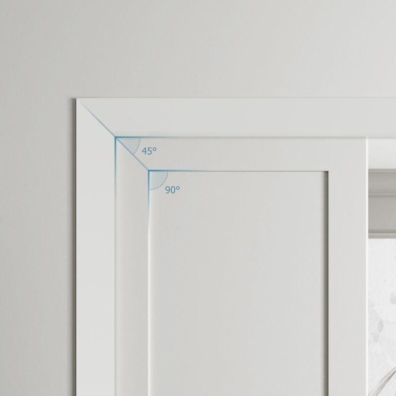 RESO Gauss Pine Wood 2 1/2" H x 84" W x 5/8" D Casing | Wayfair