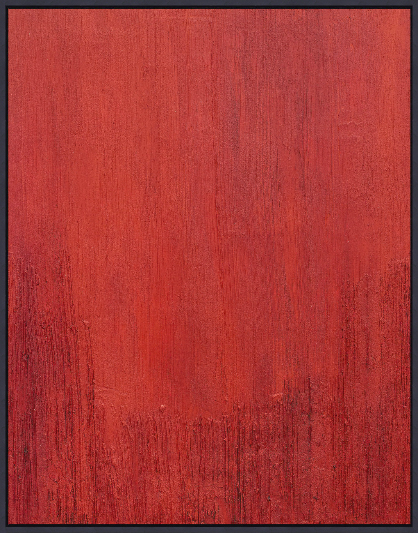 Lillian August Red Block' Framed Print on Wood | Wayfair