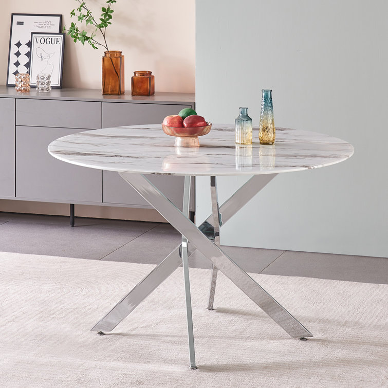 Metro Lane 100cm Round Dining Table | Wayfair.co.uk
