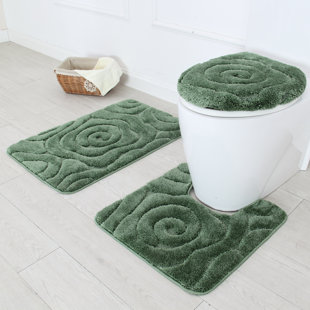 Nature & Floral Bath Rugs & Mats You'll Love | Wayfair