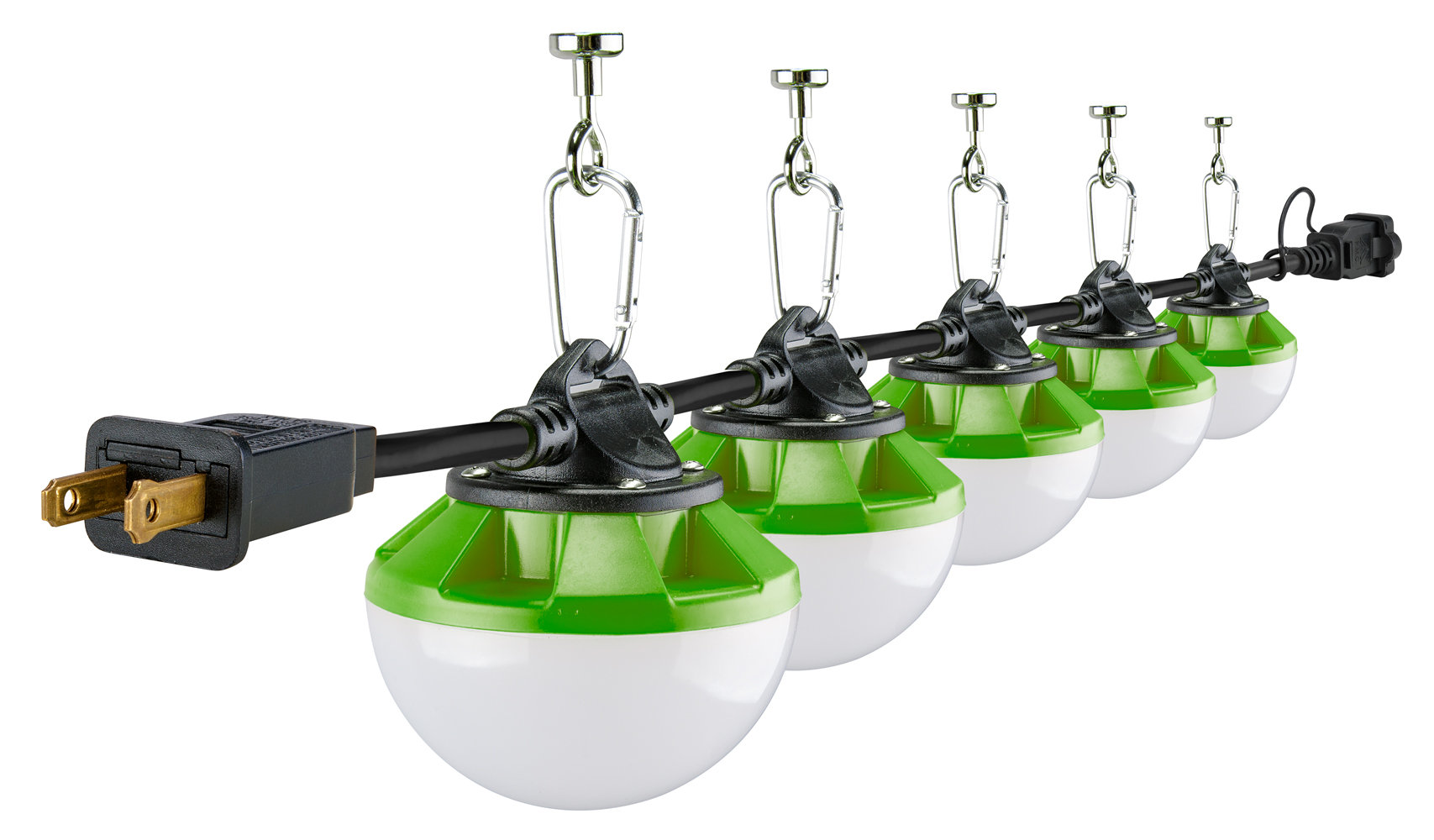 PowerSmith POWERSMITH 50 ft. Construction String Lights 7500 Lumen 60W ...