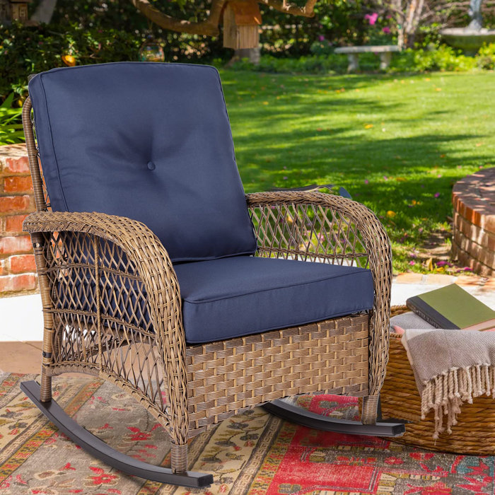 Bayou Breeze Matrix Outdoor Rocking Chair & Reviews | Wayfair