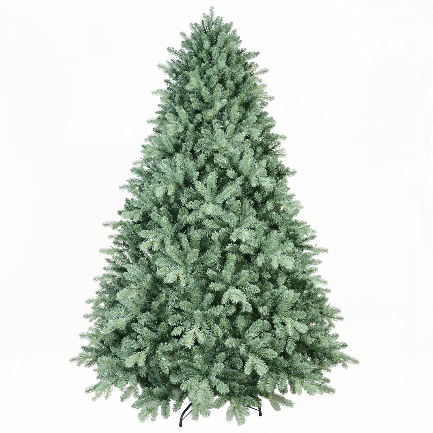 Latitude Run® 7FT Blue-Green Tint Christmas Tree with 2518 PE+PVC Tips ...