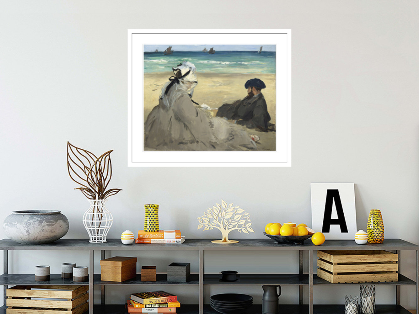 Red Barrel Studio® Sur la plage ete 1873 - Mme Edouard Manet (1830-1906 ...