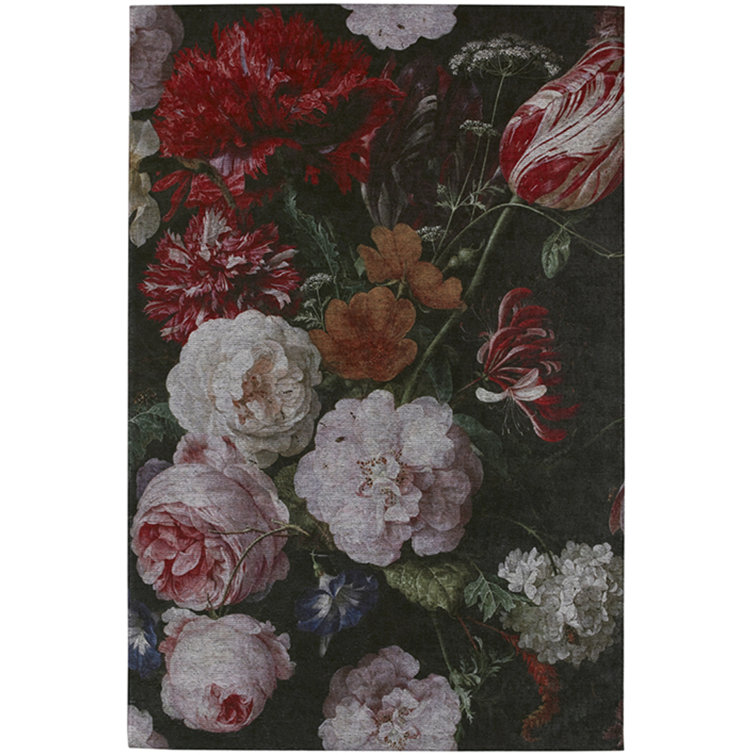 SITAP Carpet Couture Italia Sicily Floral Machine Woven Area Rug ...