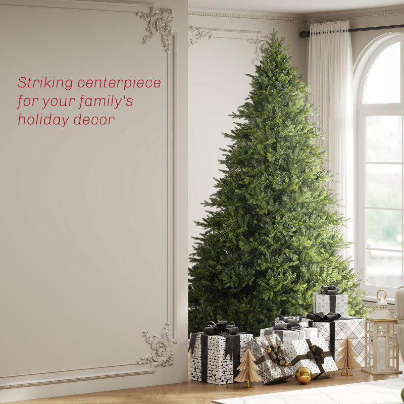 The Holiday Aisle® 12 Ft Hinged Artificial Christmas Tree, Easy ...