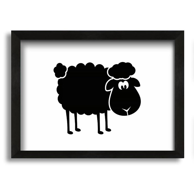 Harriet Bee Sheep - Single Picture Frame Print on Canvas | Wayfair.co.uk
