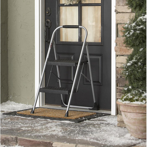 COSCO 2 Step Steel Step Stool with 200 lb. Load Capacity & Reviews ...