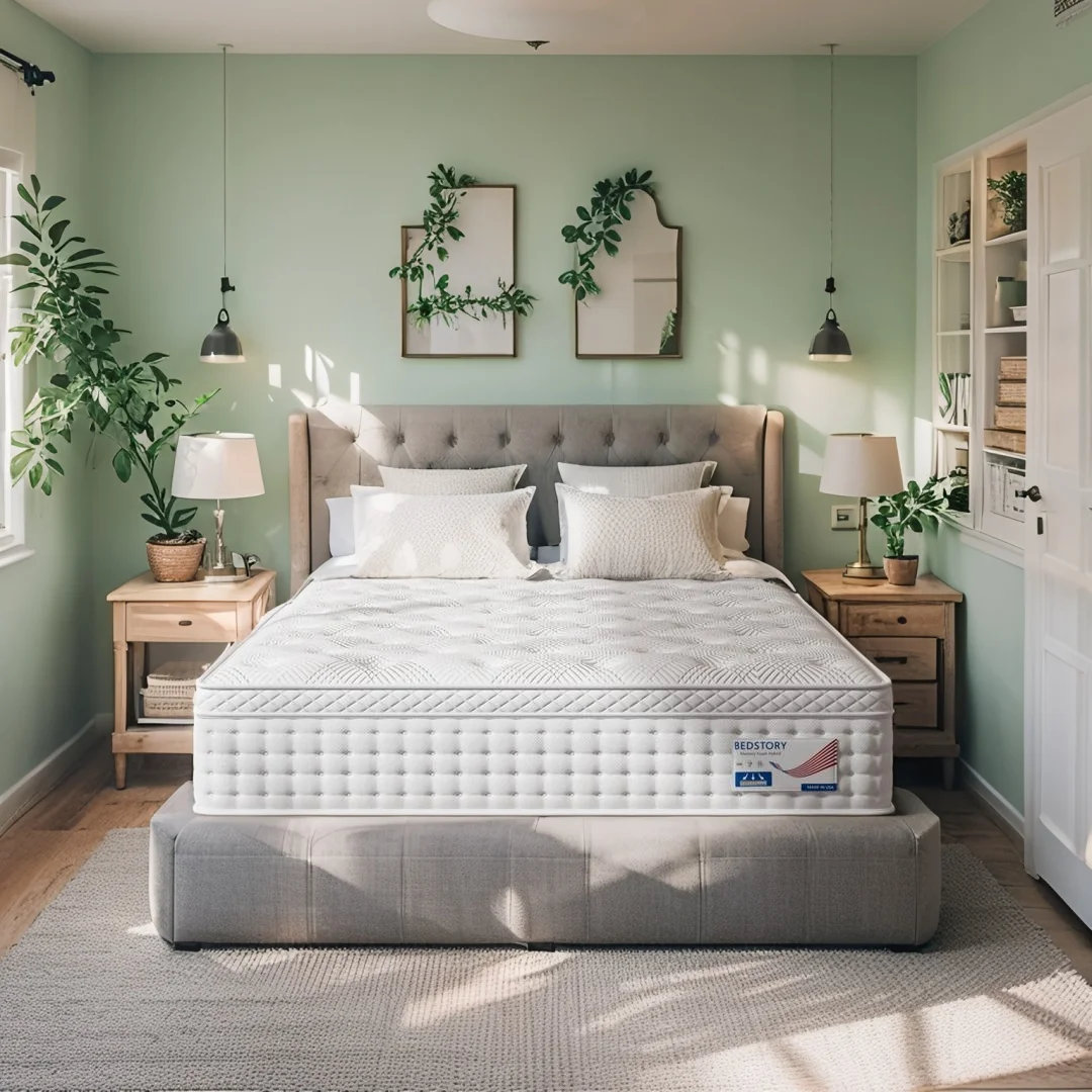 Alwyn Home 9-Layer Medium Firm Cooling Gel Memory Foam Hybrid Mattress ...