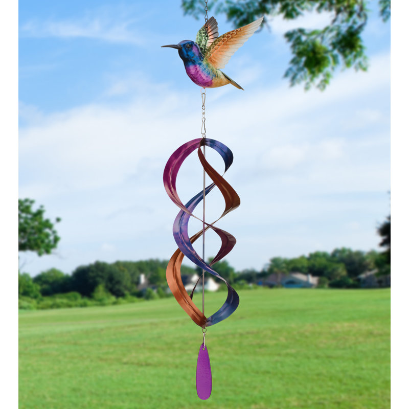 Regal Art & Gift Hanging Wind Spinner - Purple Coronet & Reviews | Wayfair
