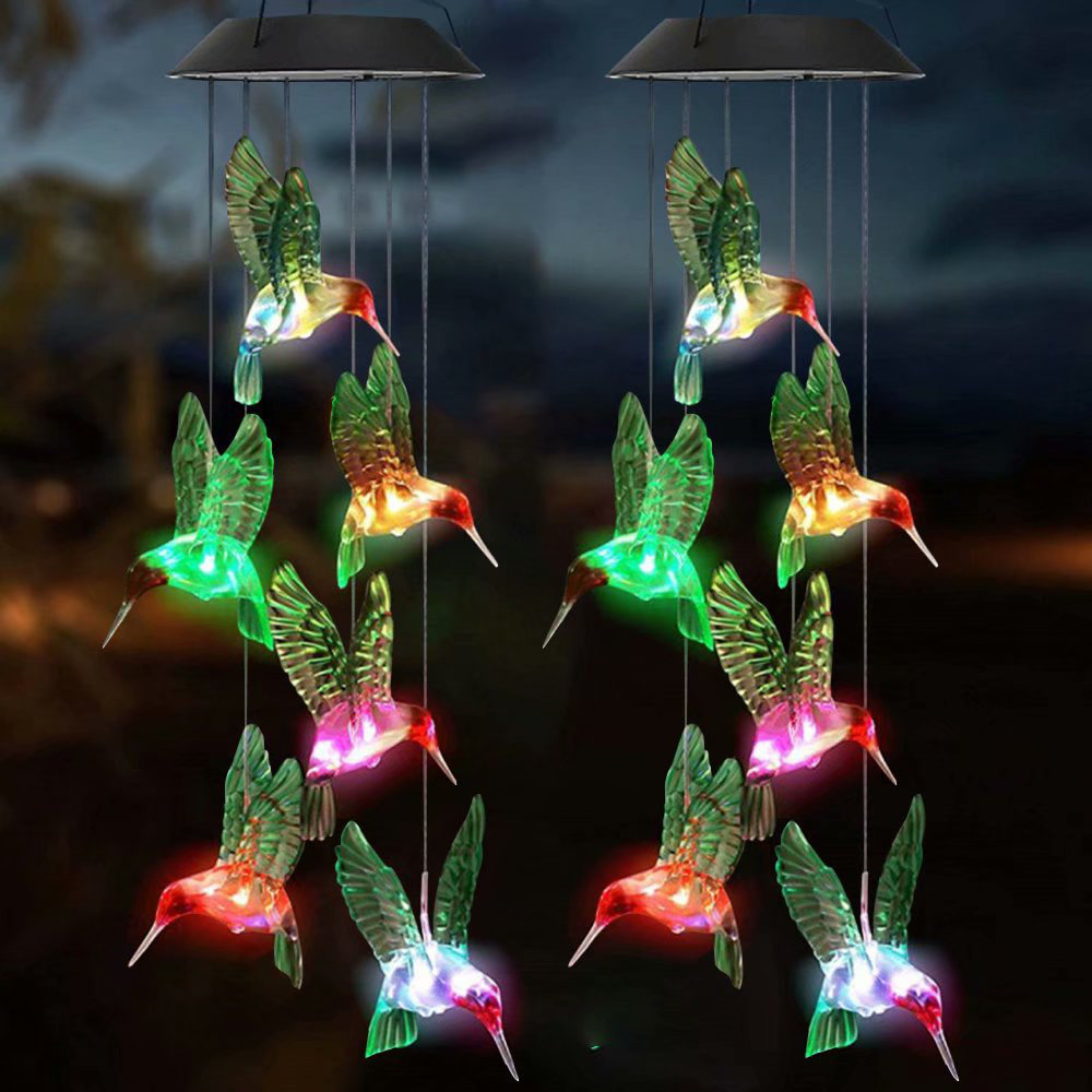 Genkent Solar Wind Chime Lights Holiday Decorations Garden Light Gifts ...