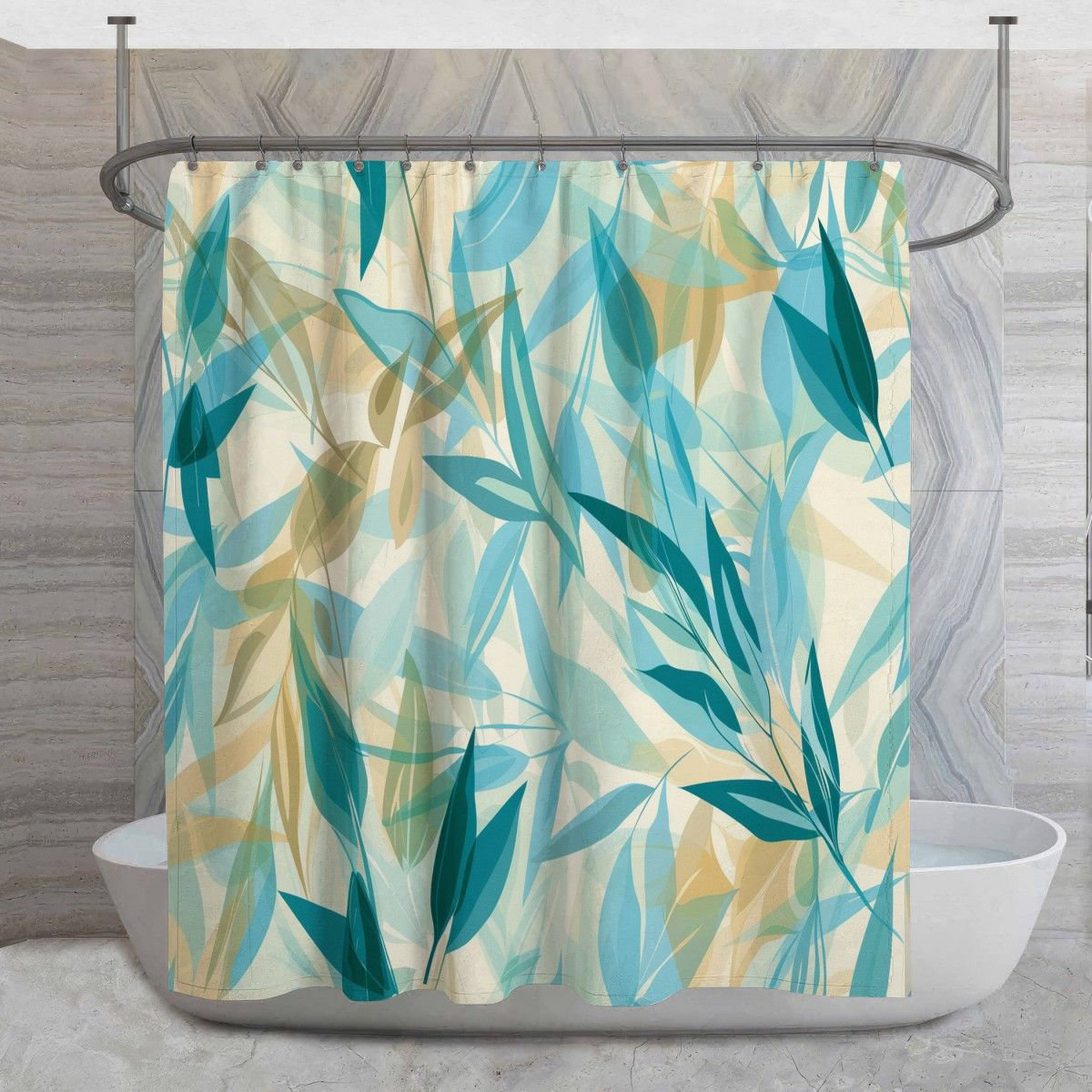 East Urban Home Bamboo design Shower Curtain - Cool pattern Bathroom ...