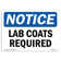 SignMission Lab Coats Required Sign | Wayfair