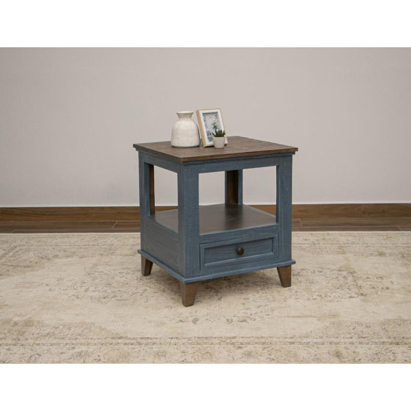Gracie Oaks Akaysha 1 Drawer, End Table | Wayfair