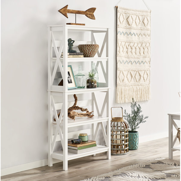 ClosetMaid X-Frame Furniture 63.43" H x 30" W Etagere Bookcase ...