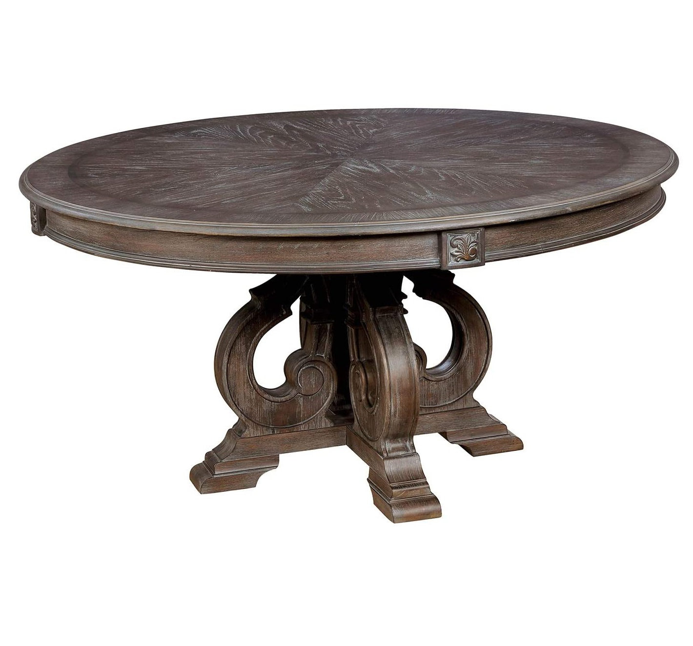 Astoria Grand Round Dining Table, Rustic Natural Tone - Wayfair Canada