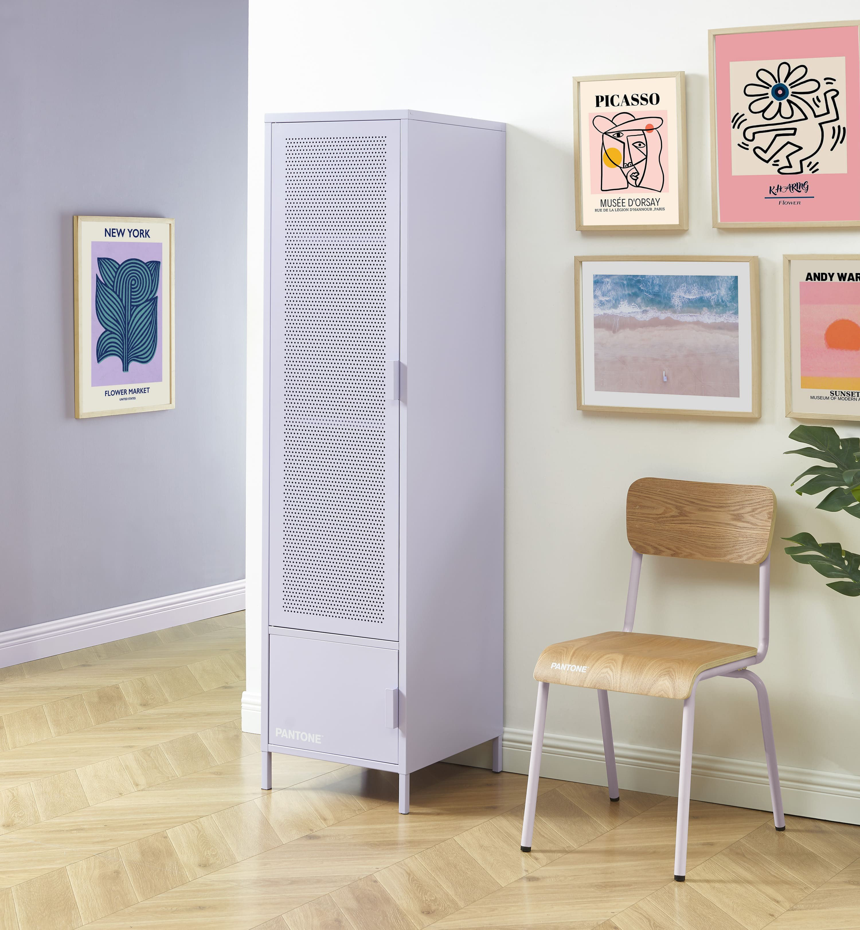 Pantone Casier métallique PANTONE H70,87 po - Wayfair Canada