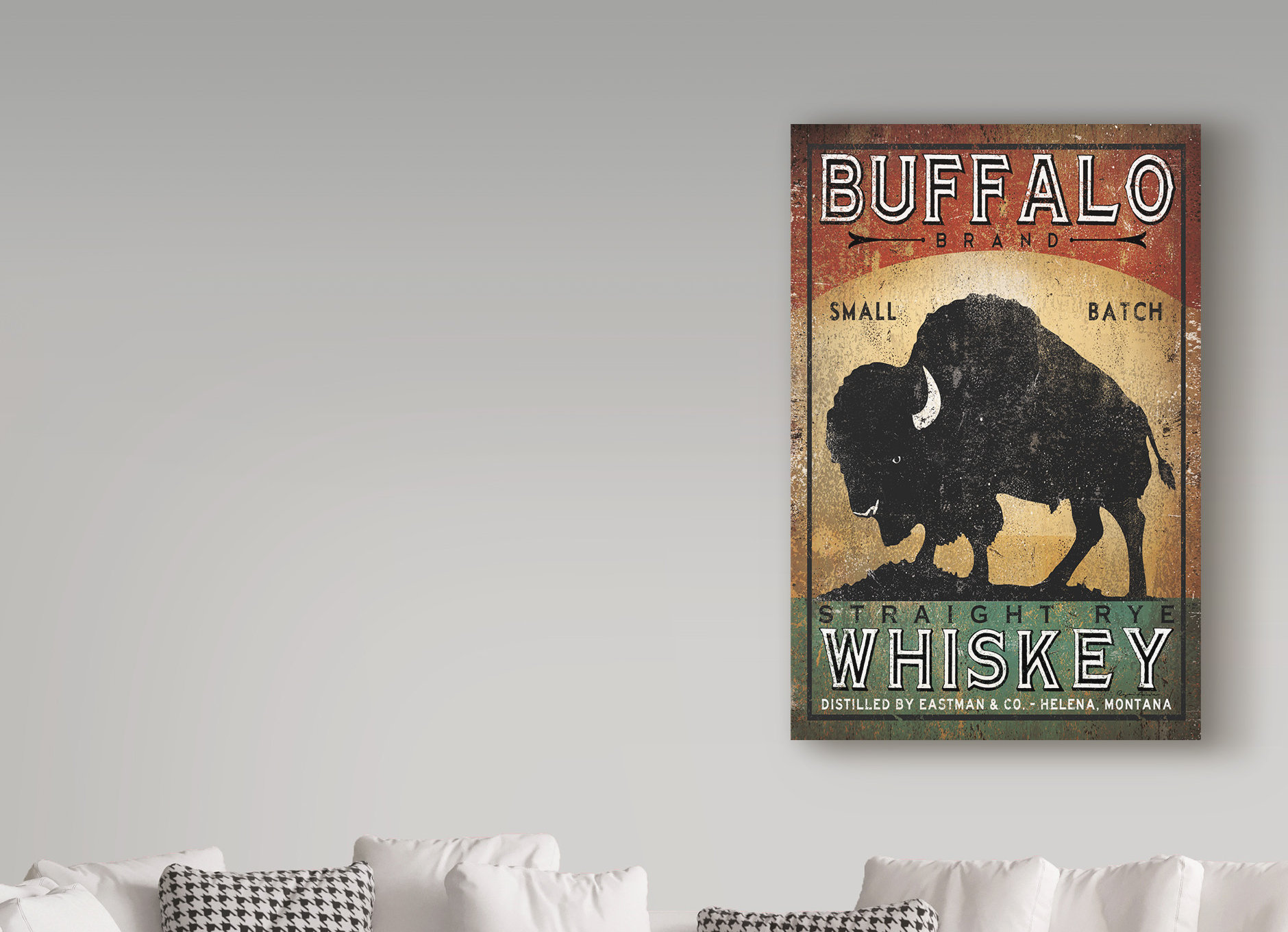 Millwood Pines Buffalo Whiskey by Ryan Folwer - Graphic Art Print on ...