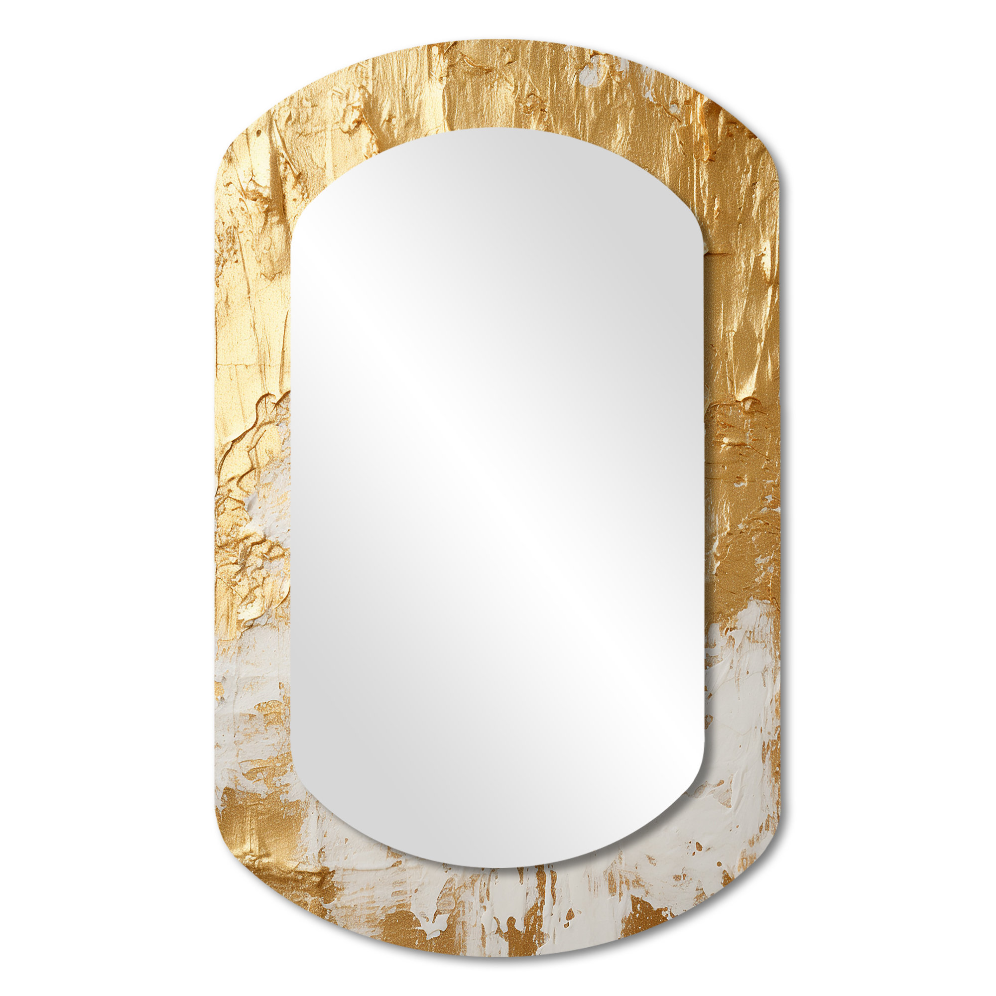 Ivy Bronx Veyda Gentle Abundance Retro Gold Abstract I - Abstract ...