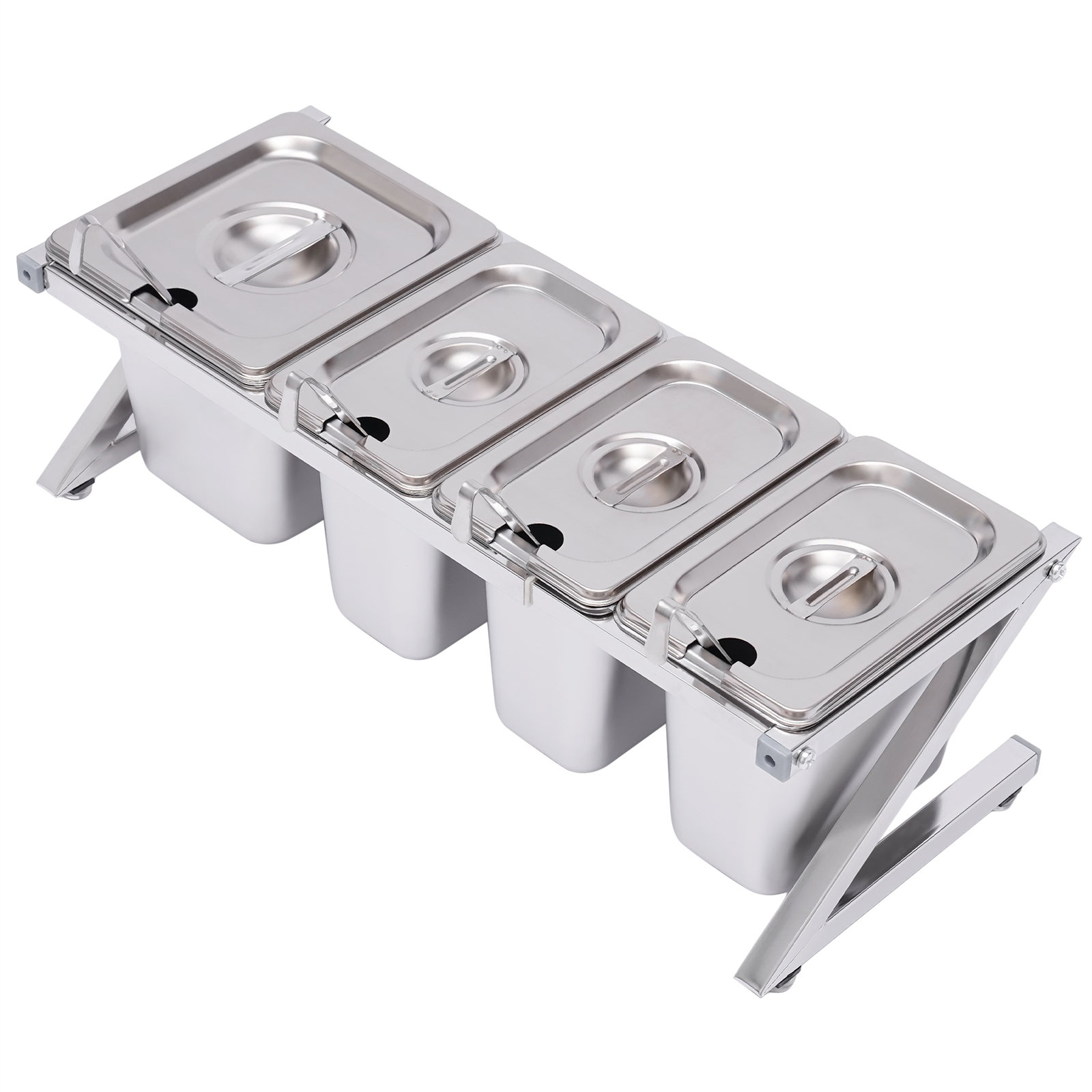 Rebrilliant Janaiyah 19.7" Expandable Spice Rack Countertop Inclined ...