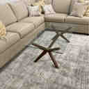 17 Stories Giorgio Abstract Light Gray/Ivory Area Rug & Reviews | Wayfair