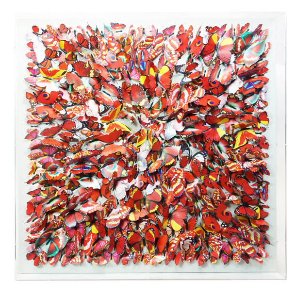 Bungalow Rose Flower Couture On Canvas by Eli Halpin Painting & Reviews ...