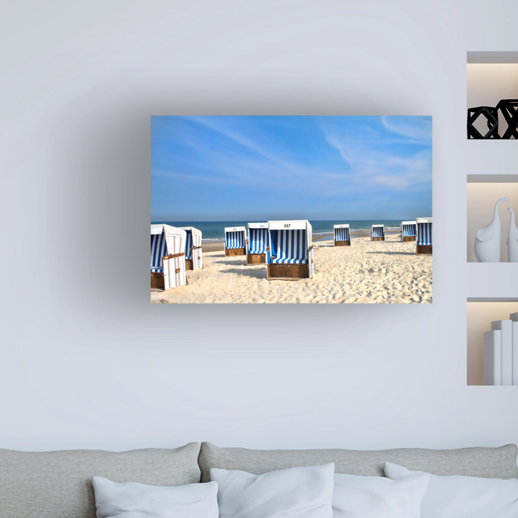 Highland Dunes Iris Wiener 'Beach' Canvas Art - Wayfair Canada