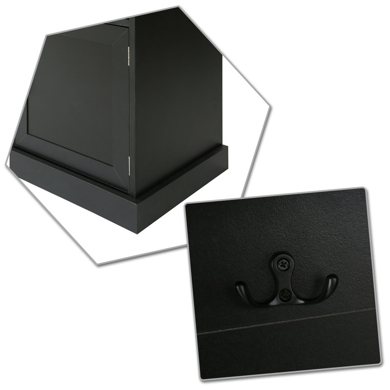 Red Barrel Studio® Nesrine Modern and practical hall tree with hooks ...