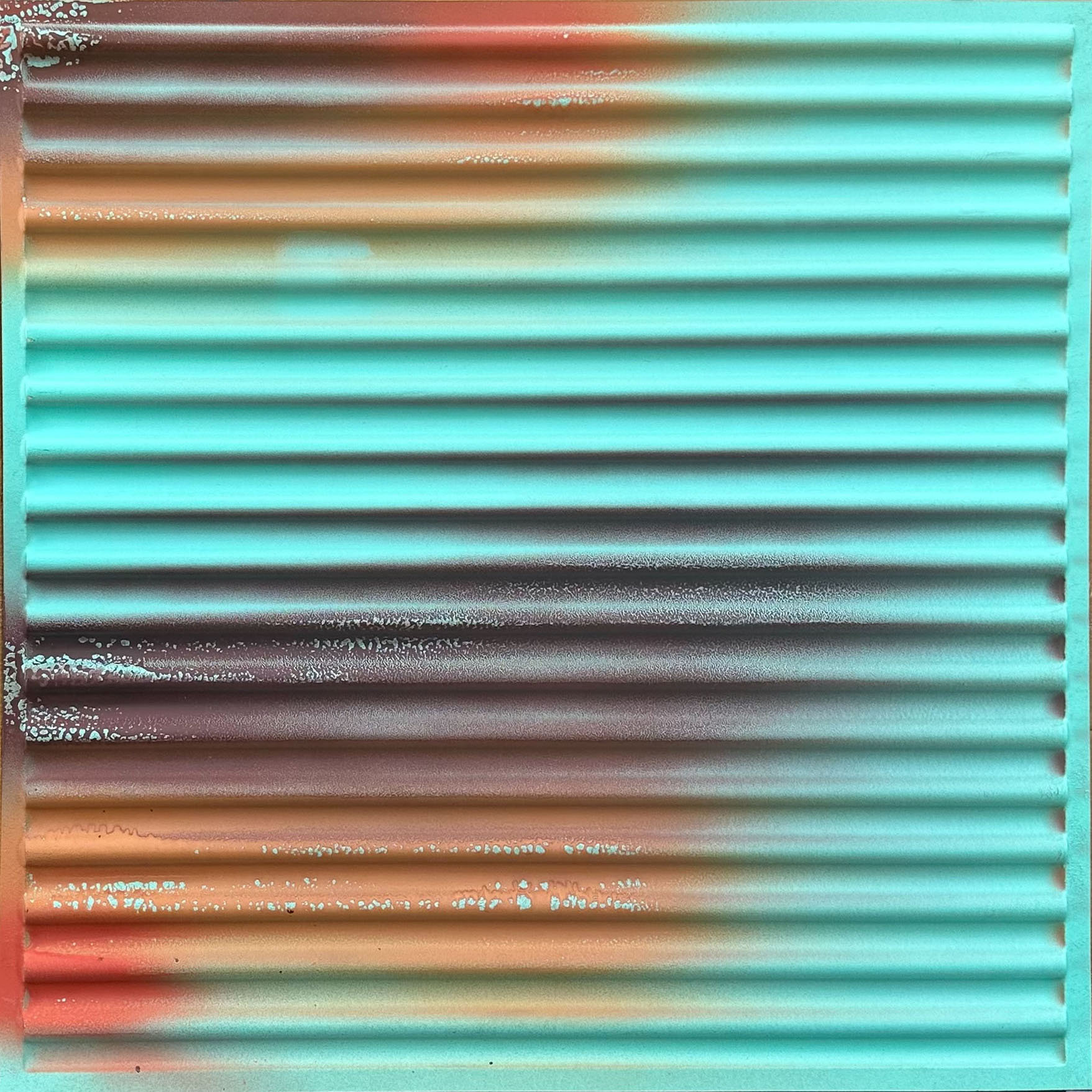 FromPlainToBeautifulInHours Ridged Metal 2 ft. x 2 ft. Drop-In PVC ...