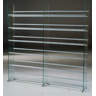 Symple Stuff Glass DVD/CD Rack for Storage 792 CDs 552 DVDs & Reviews ...