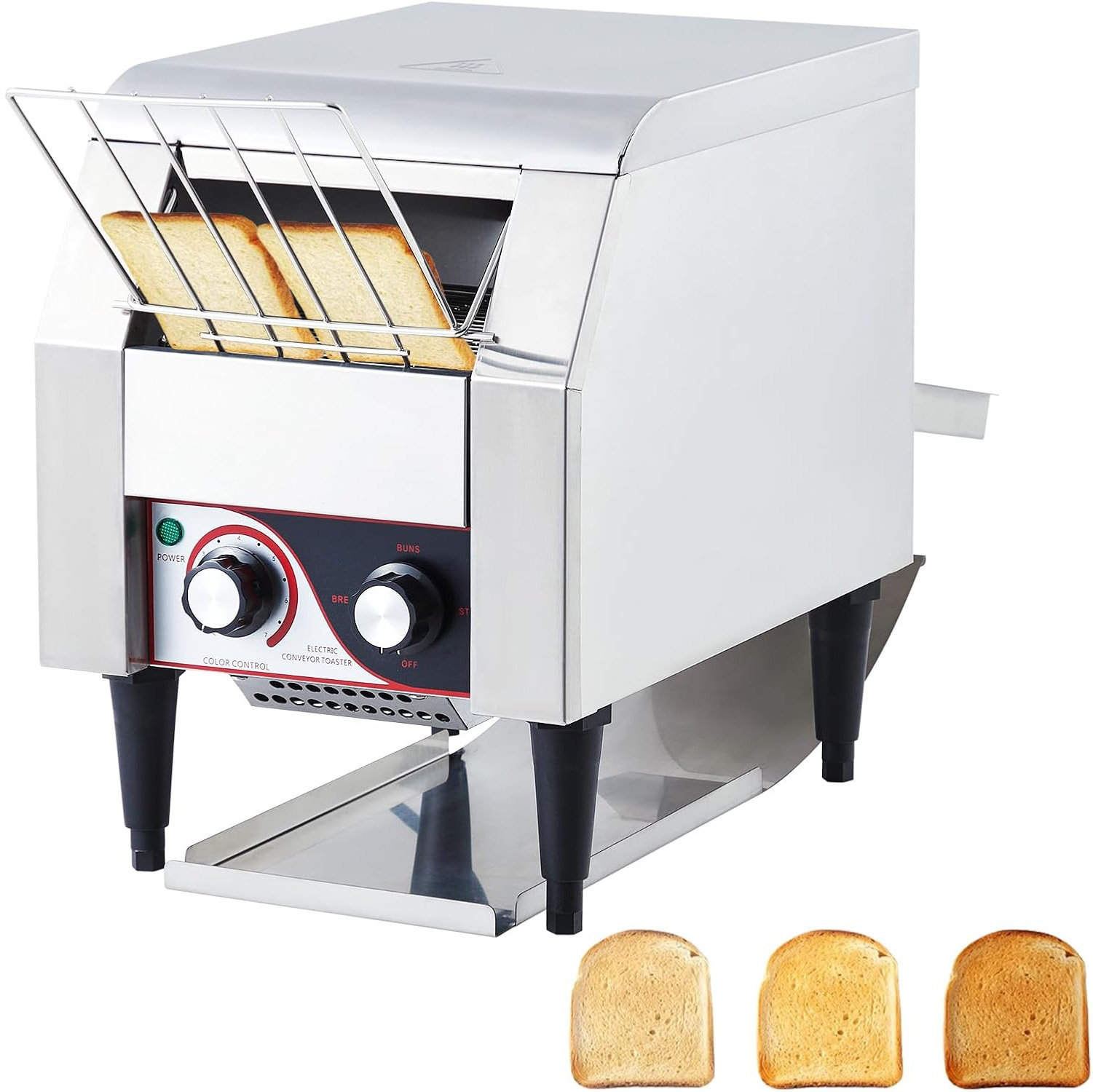 Fashionwu Commercial Toaster Conveyor 450 Slices/h Heavy Duty ...