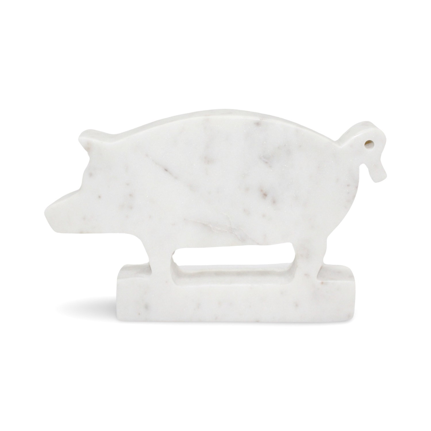 Gracie Oaks White Marble Pig - Wayfair Canada