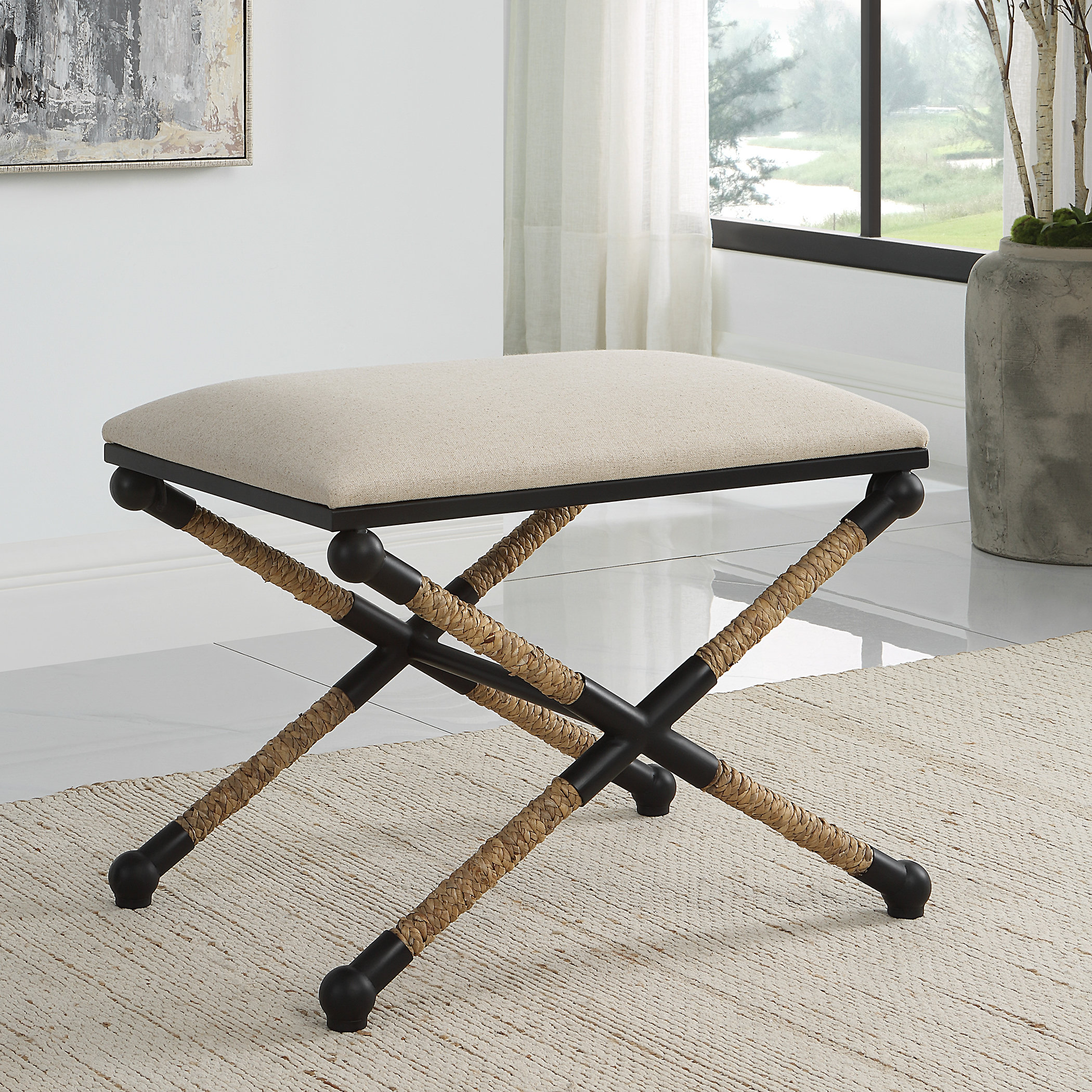 Birch Lane Chorio Iron Accent Stool - Wayfair Canada