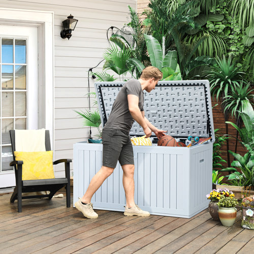 Wayfair | White Deck Boxes & Patio Storage You'll Love in 2023