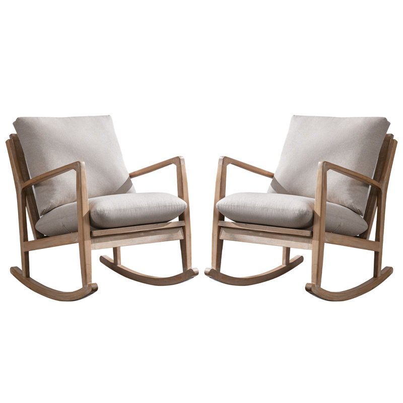 Corrigan Studio® Kywaun 26'' Wide Modern Soft Arm Rocking Chair with ...