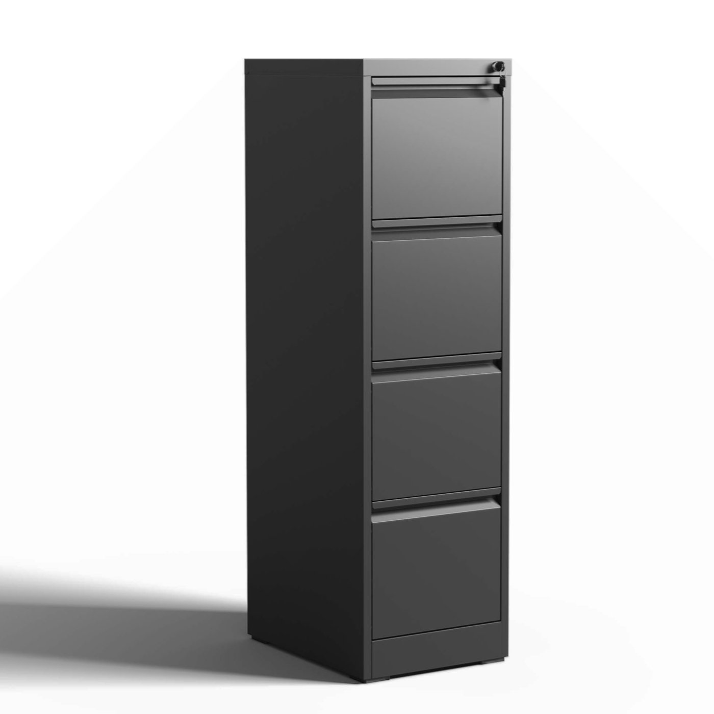 Inbox Zero Metal Vertical File Cabinet With Lock Office Home Steel ...