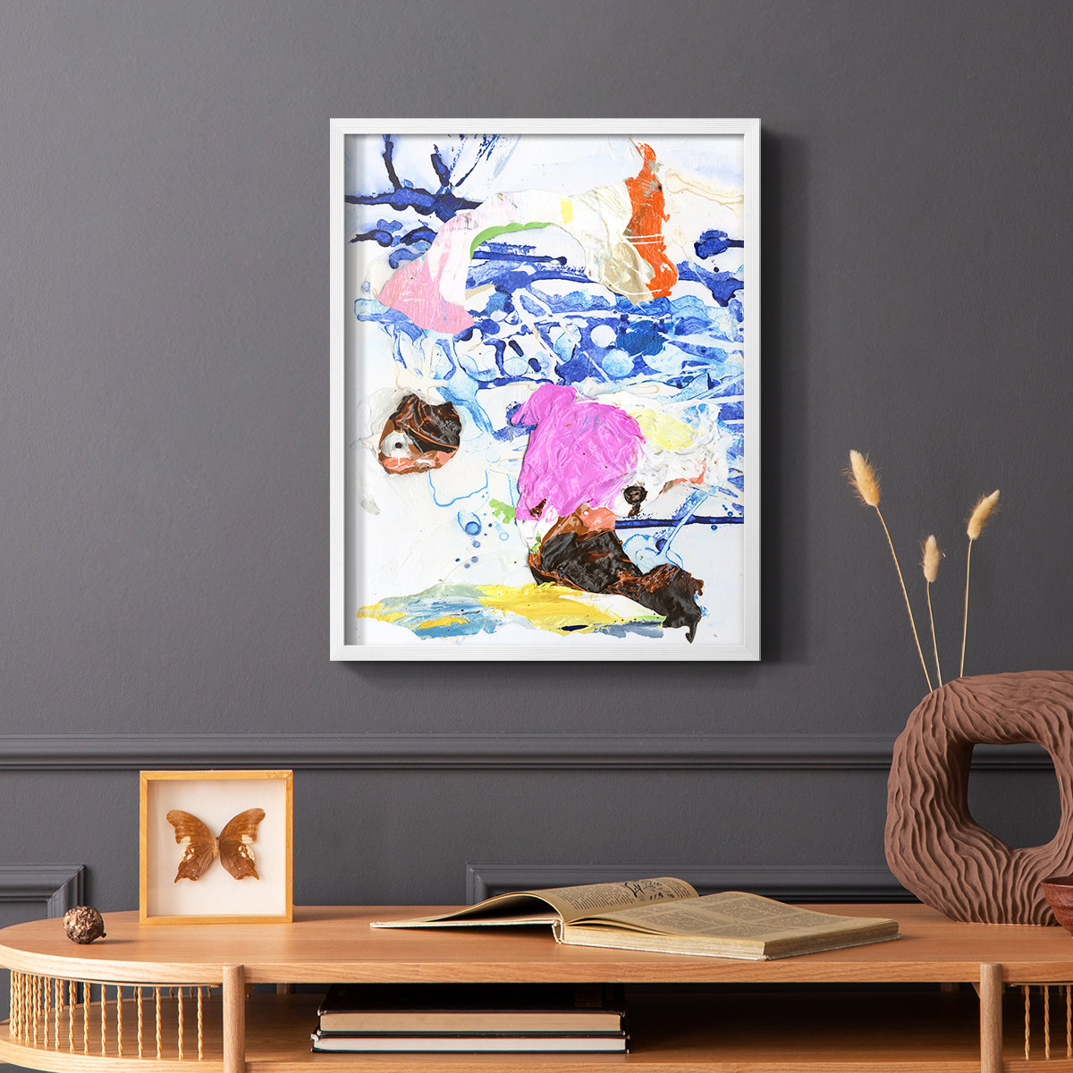 Wrought Studio™ Evidence III Framed Print - Solid Wood | Wayfair