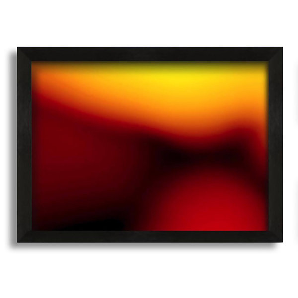 Ivy Bronx Golden Sun - Picture Frame Painting on Canvas | Wayfair.co.uk