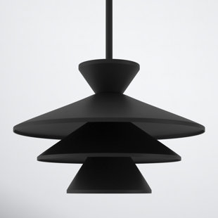 Matte Black Unique / Statement Pendant Lighting You'll Love | Wayfair