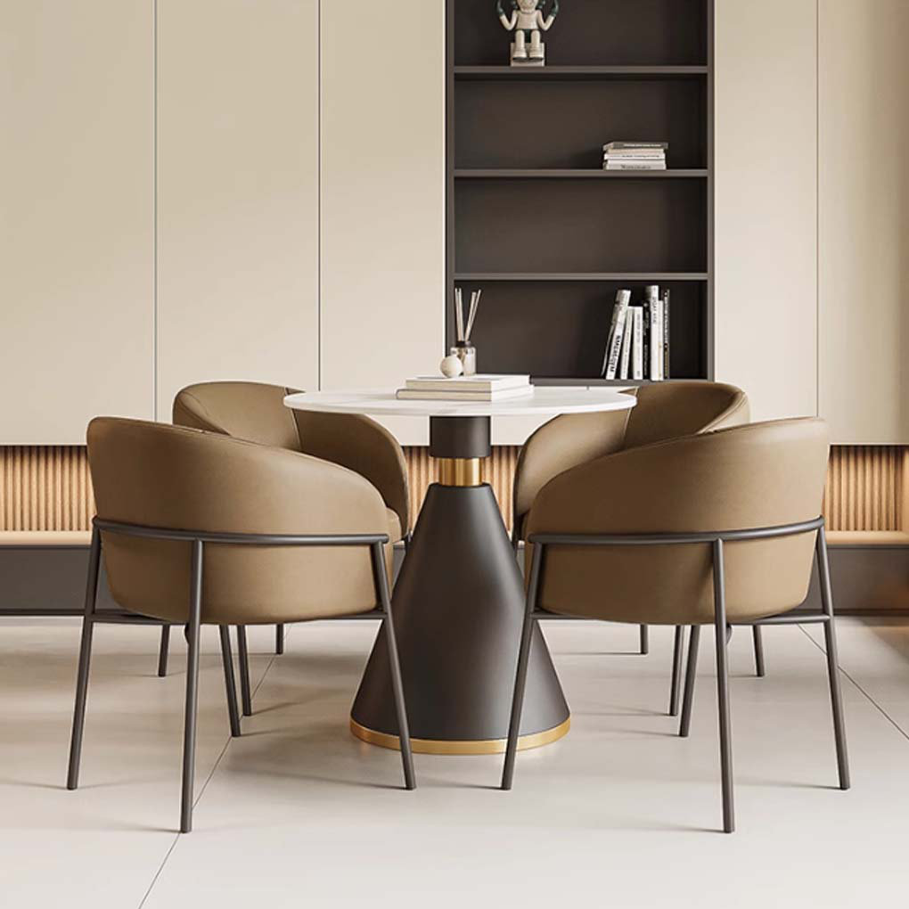 Lumina Home 5 - Piece Faux Leather Reception Set | Wayfair